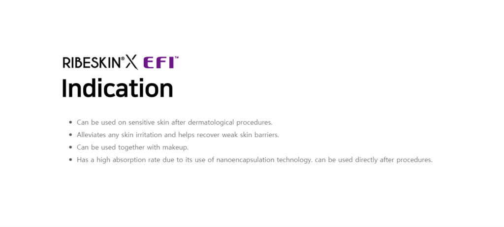 ᐉ Ribeskin EFI - buy online post dermatological treatment cream - UK Professional Beauty Products